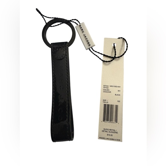 Marc Jacobs | Other | Marc Jacobs Metallic Mirror Logo Keychain With ...